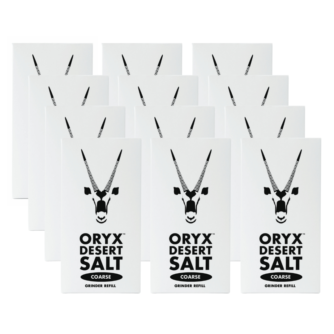 S123 - Coarse Salt - grinder refill box - 250g (12 PACK) – Oryx Desert ...